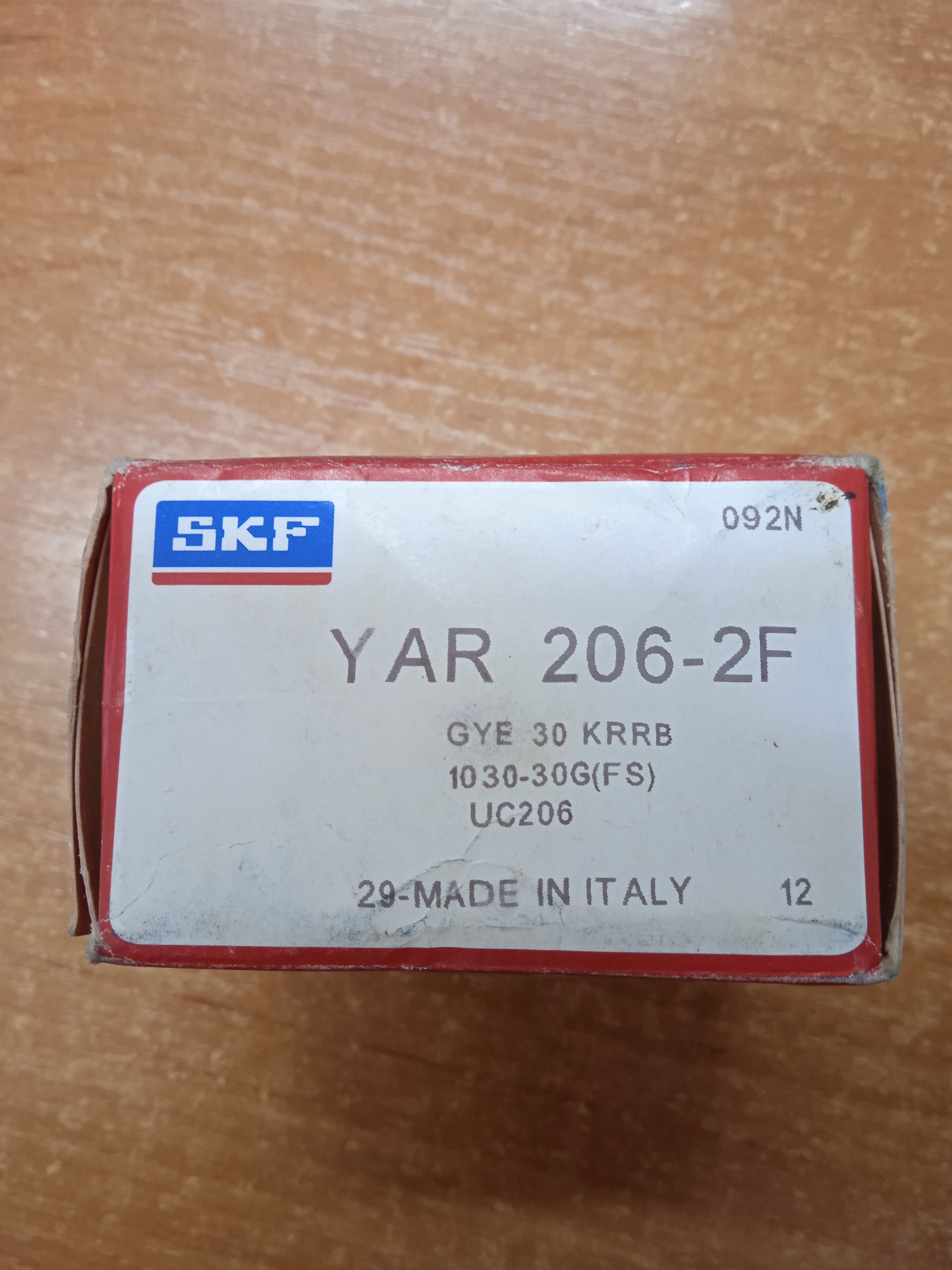 Подшипник YAR206 2F | SKF | 30x62x19/38,1 мм. - Магазин подшипников